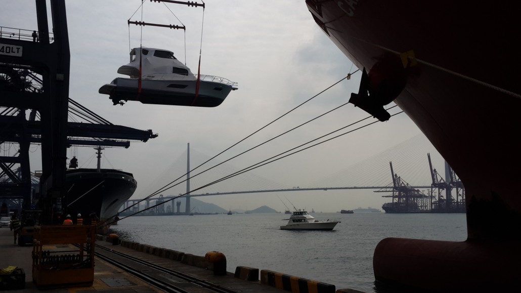 First Riviera 52 Enclosed Fly Bridge delivered to Asia - Lee Marine