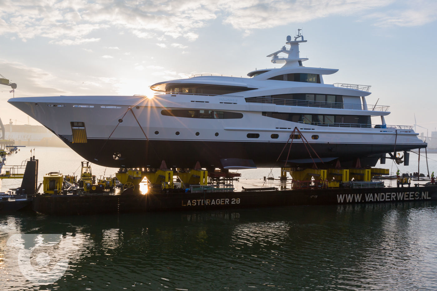 First Amels 188 hybrid superyacht Volpini 2 launched - Lee Marine