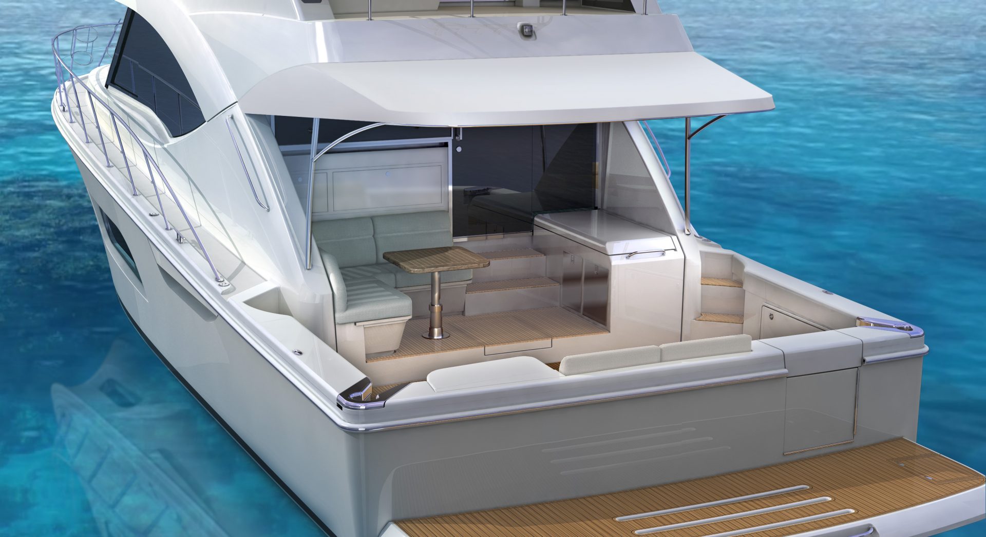Riviera launches its new 57 Enclosed Flybridge - Lee Marine